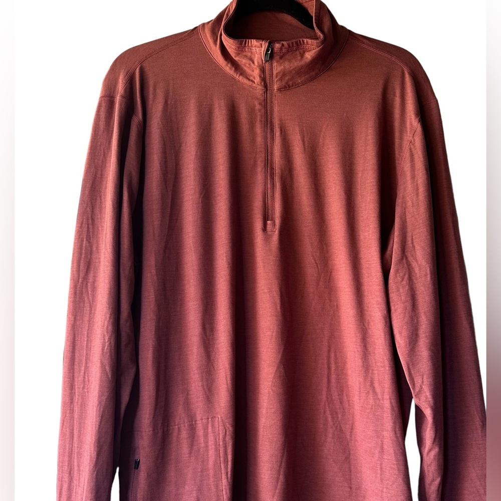 Vuori Men’s Xl Pullover 1/2 Zip Performance Ease Shirt - Gem
